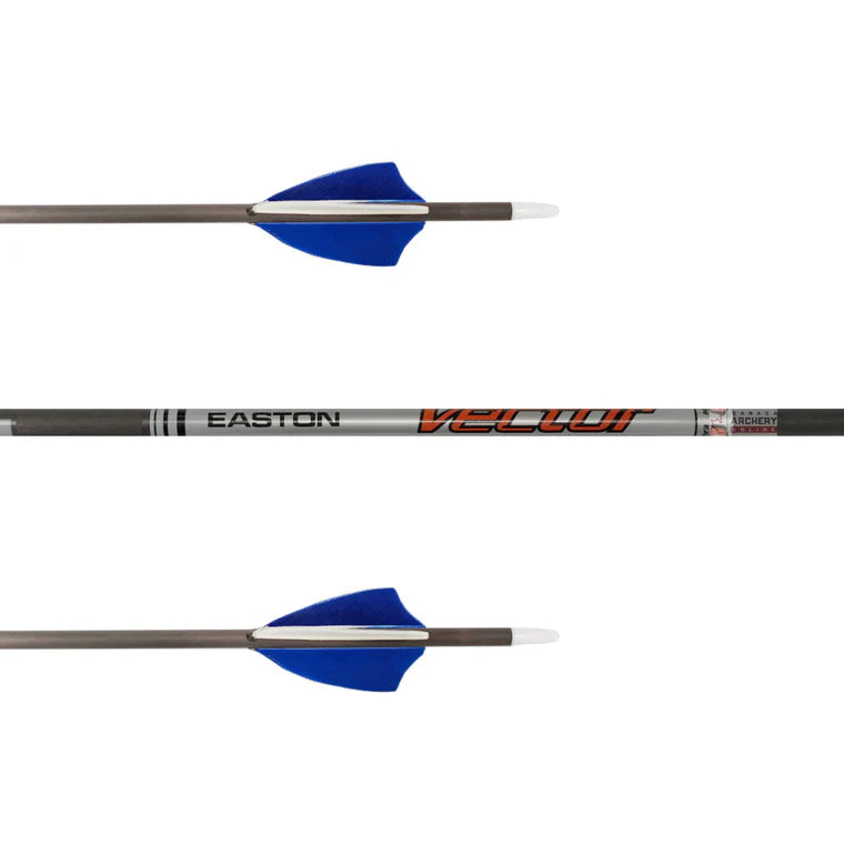 Easton 4mm Vector Arrow (Fletched w/Feathers) - Archery Source – Archerysource