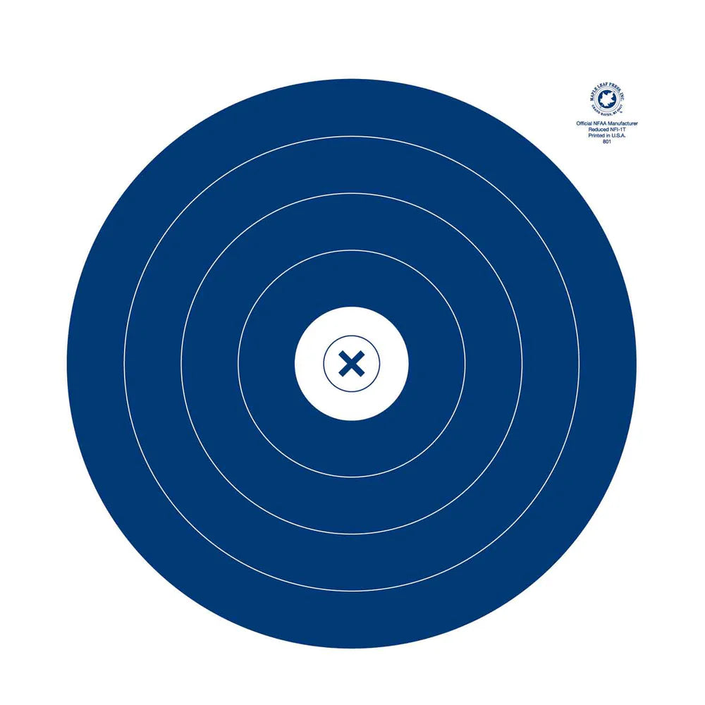 Maple Leaf 40cm NFAA Single Spot Target Face - Archery Source ...