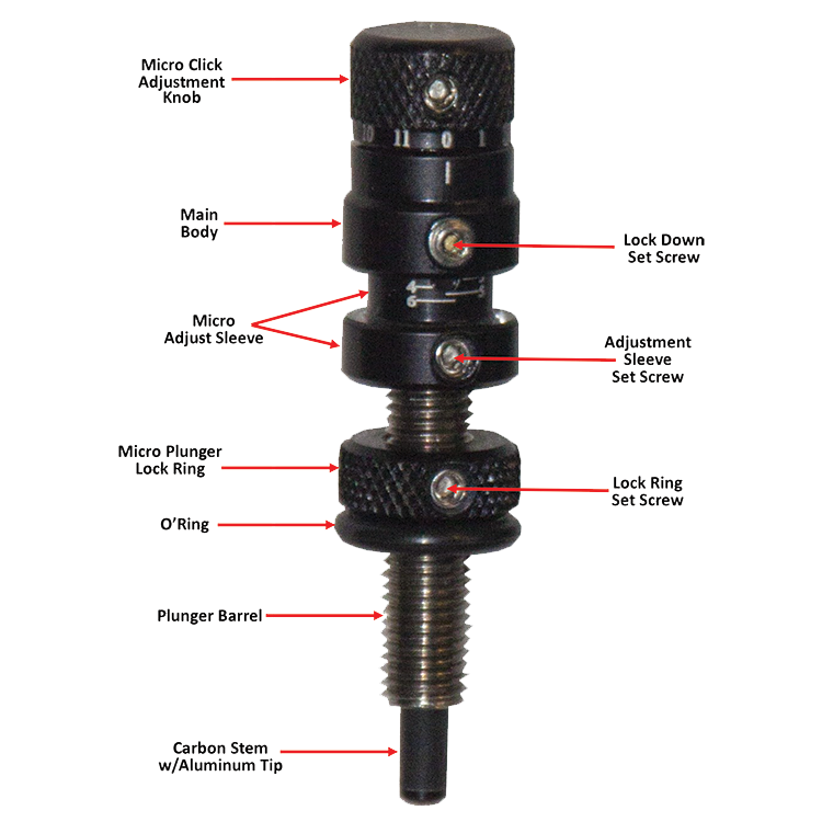 AAE Gold Micro Plunger Parts - Archery Source - Shop all Plungers ...